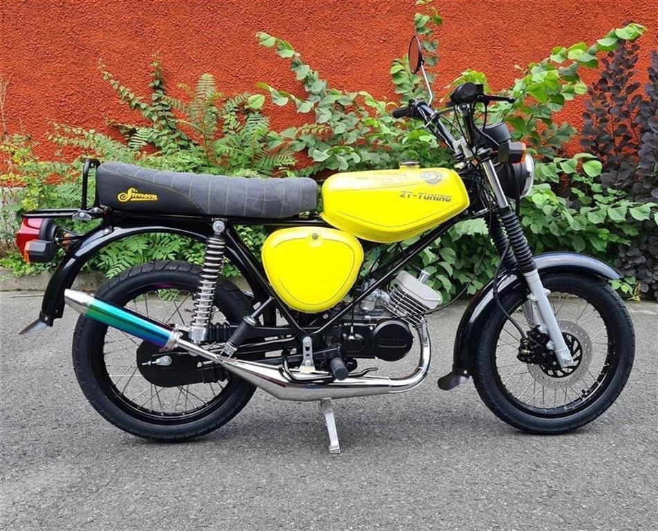 Endschalldämpfer ZT-TUNING Edelstahl Anlassfarben MX schräg, 39,95